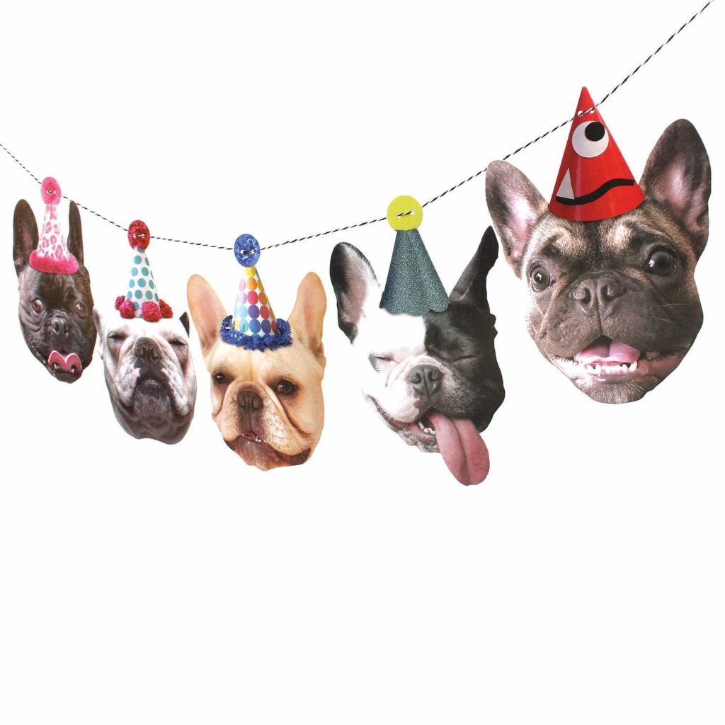French Bulldog Birthday Hat Garland! - Frenchie Party Decorations ...