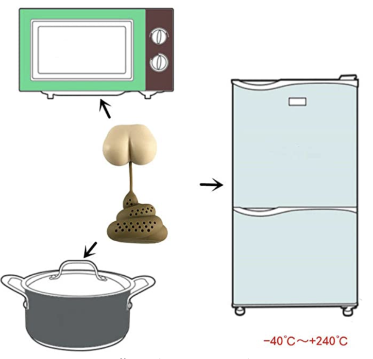 Poop tea infuser - Useless Things to Buy!